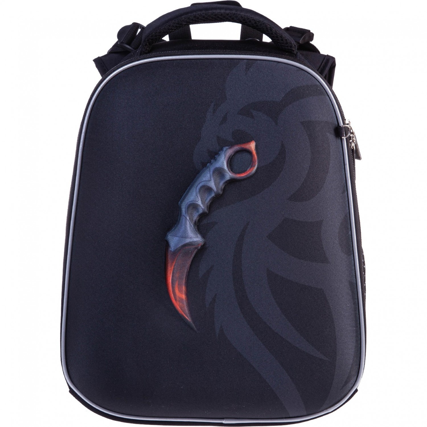 Рюкзак HATBER ERGONOMIC PLUS KARAMBIT 2 отделения, 2 кармана, 38х29х16 ...